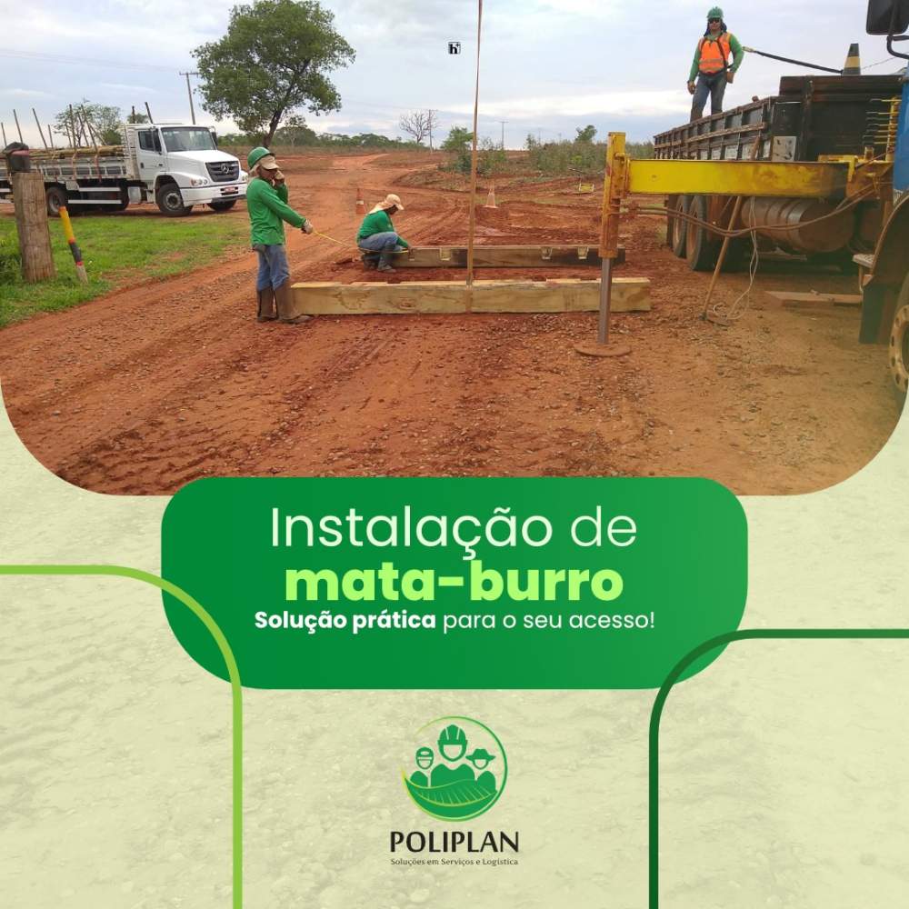 Instalação de mata-burro na sua propriedade é com a Poliplan ...