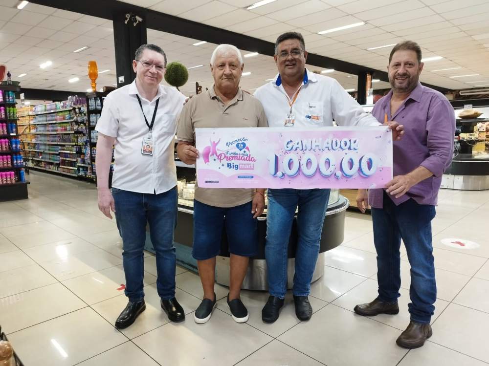 Promoção Família Mais Premiada do Big Mart entrega prêmios em Andradina ...