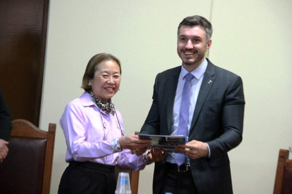 Tamiko recebe visita do presidente do Crea-SP - Hojemais de Andradina SP